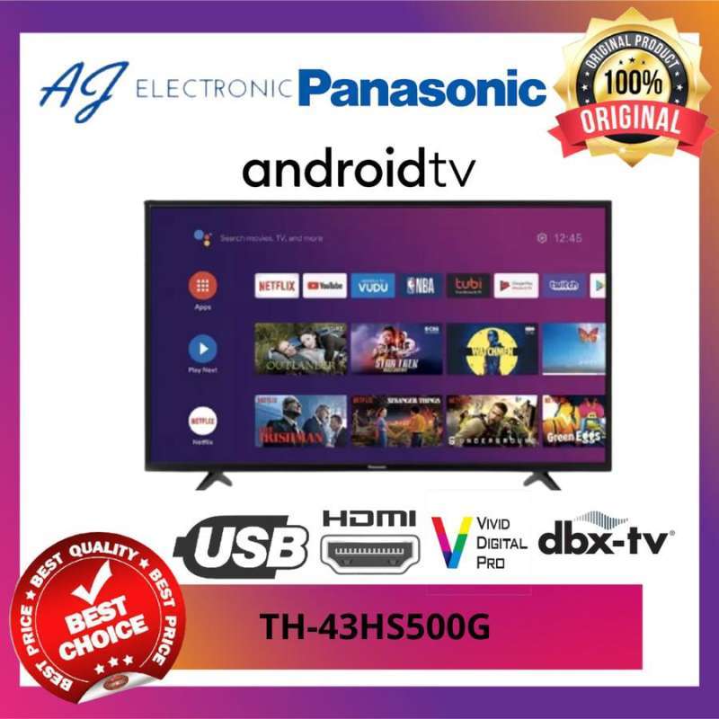 Jual TV LED PANASONIC TH-43HS500G / TH43HS500G , Android 43 Inch di ...