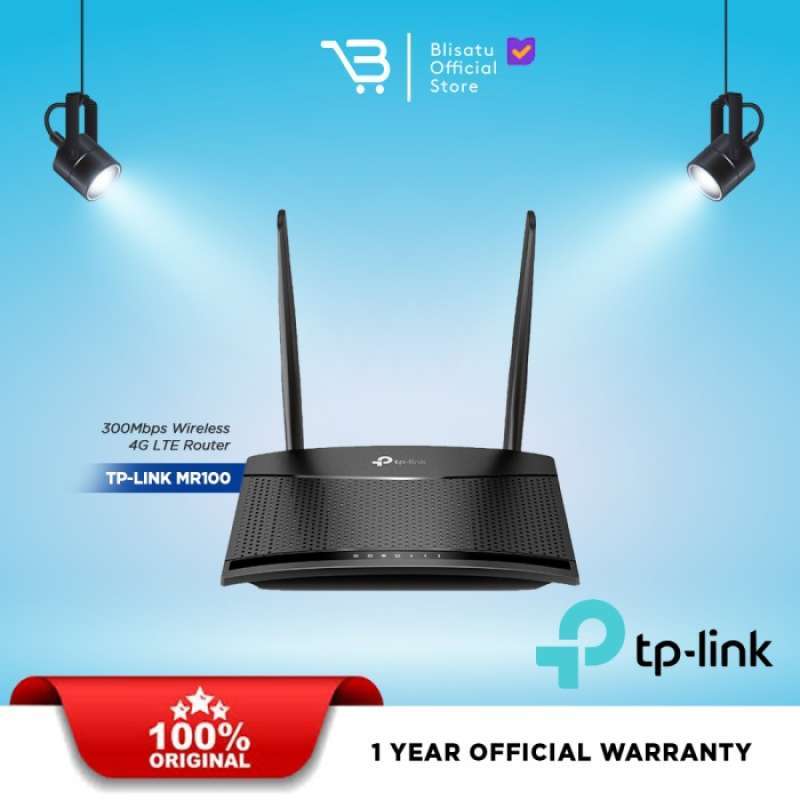 Jual Tplink Tl-Mr100 300 Mbps Wireless N 4G Lte Router di Seller Whole ...