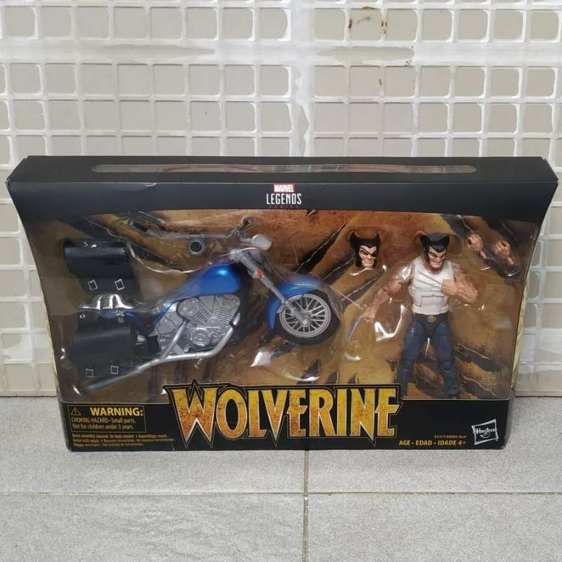 Jual Hasbro Marvel Legends Wolverine Motorcycle Bike Logan Motor X-men ...