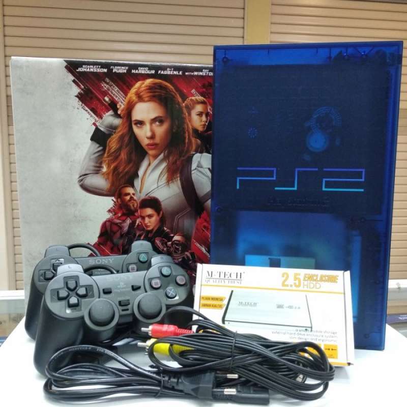 Jual Ps2 fat seri 3/5 matrix hardisk eksternal 120Gb full game di ...