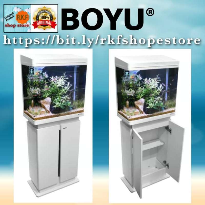 Jual Boyu Set Akuarium Dan Kabinet Ms-520m - Putih di Seller ...