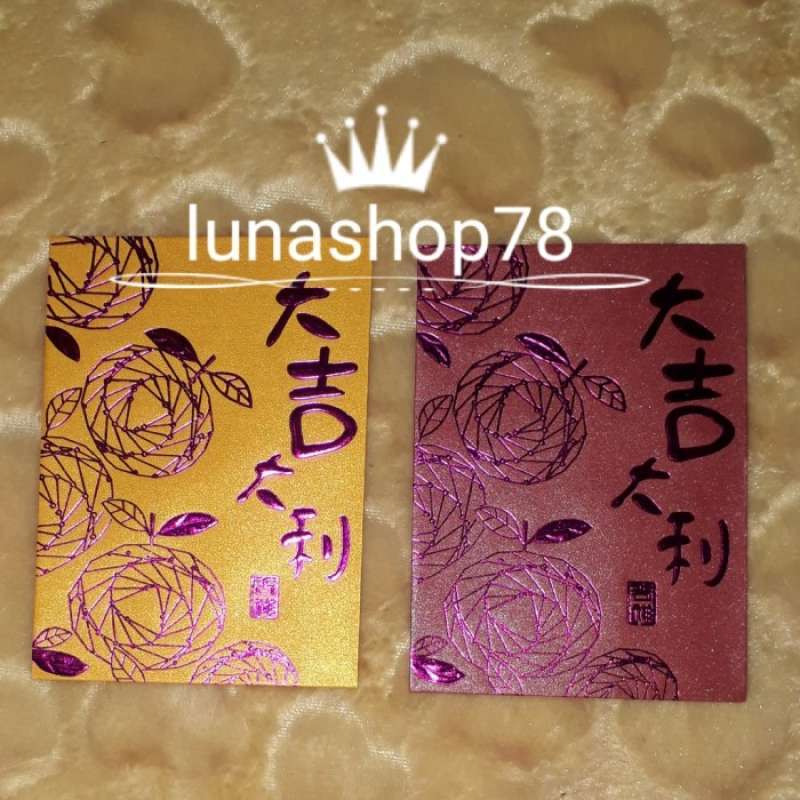 Jual Angpau angpao ang pau ang pao Ta Ji Ta Li 2 warna di Seller ...