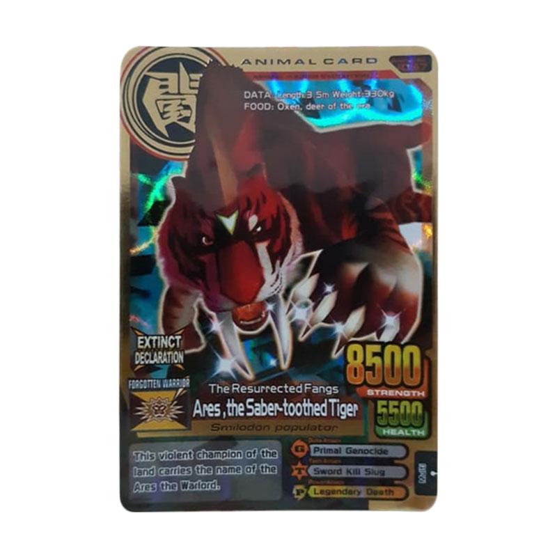 Jual Animal Kaiser Gold Ares The Saber Toothed Tiger Evo 8 Mainan Kartu ...