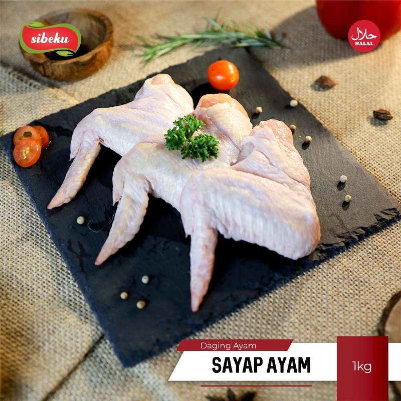 Promo Daging Ayam Bagian Sayap Utuh Frozen 1 Kg Diskon 35% di Seller ...