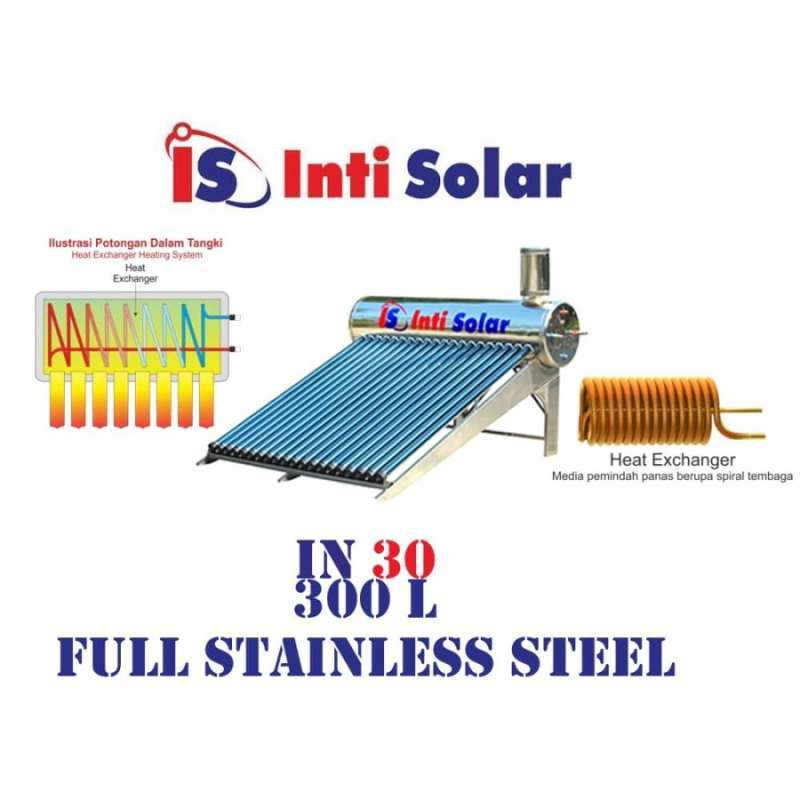 Jual PEMANAS AIR TENAGA MATAHARI INDIRECT WATER HEATER INTI SOLAR 30 IN ...