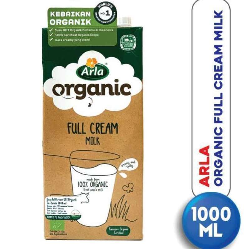 Jual ARLA ORGANIC FULL CREAM MILK 1000 ML di Seller FRESTIVE ...