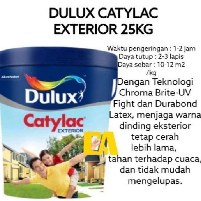 Jual Cat Dulux Catylac Eksterior Putih 25kg Gojek Di Seller Cahaya