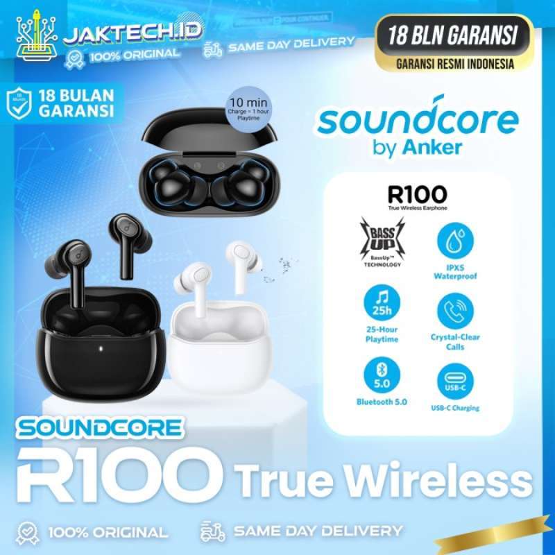 Jual Anker Soundcore R100 Earbuds Earphone TWS True Wireless A3981 di ...