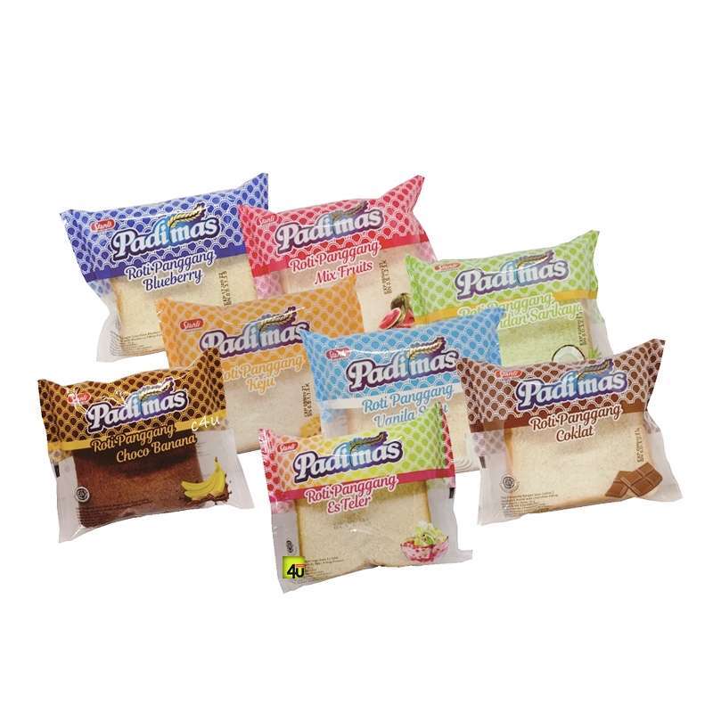 Promo Padi Mas - Roti Panggang Isi Cream - PANDAN SARIKAYA Diskon 14% ...