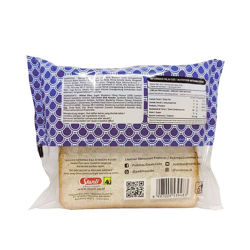 Promo Padi Mas - Roti Panggang Isi Cream - CHOCOLATE Diskon 7% di ...