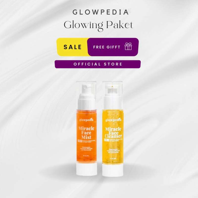 Jual Glowpedia Miracle Face Mist And Face Clanser Glowpedia Indonesia ...