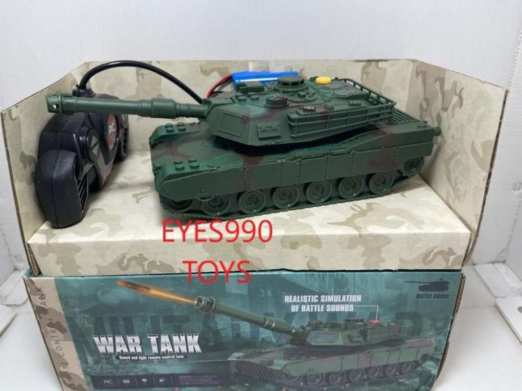 Jual MAINAN RC MOBIL MILITARY WAR TANK BATTLE TANK REMOTE CONTROL di Seller Eyes990toys ...