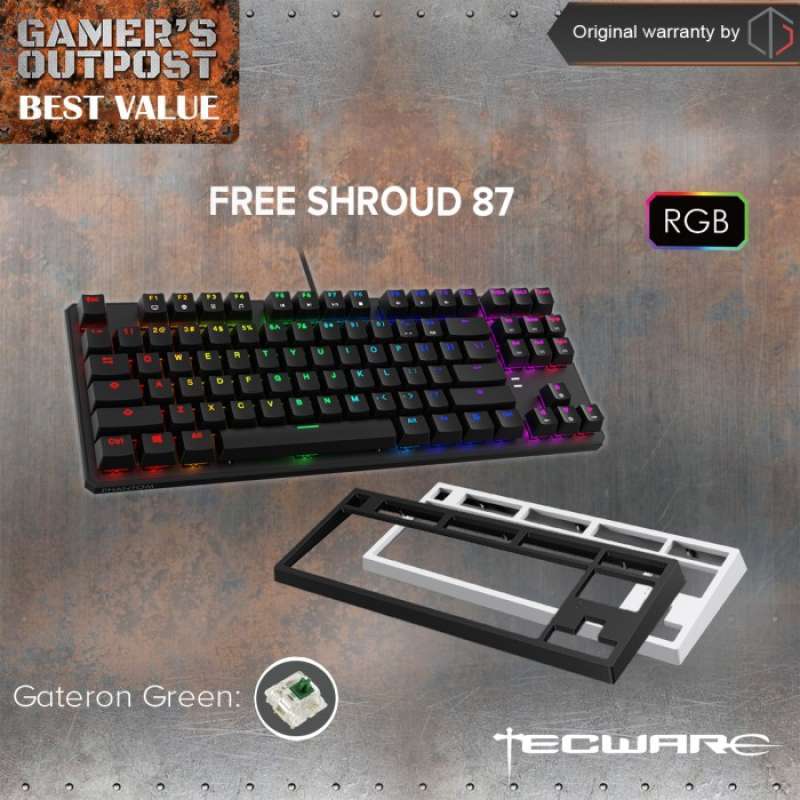 Jual Tecware Keyboard Phantom Elite 87 RGB di Seller Cullen darrel ...