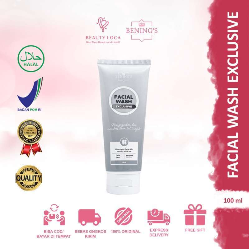 Jual Beauty Loca - Benings Skincare Facial Wash Exclusive by Dr Oky ...