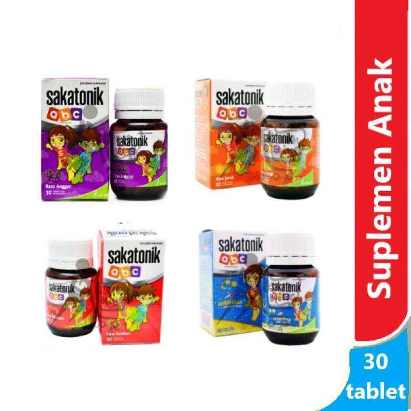 Jual Sakatonik ABC all varian @ 30 tablet hisap - suplemen dan ...