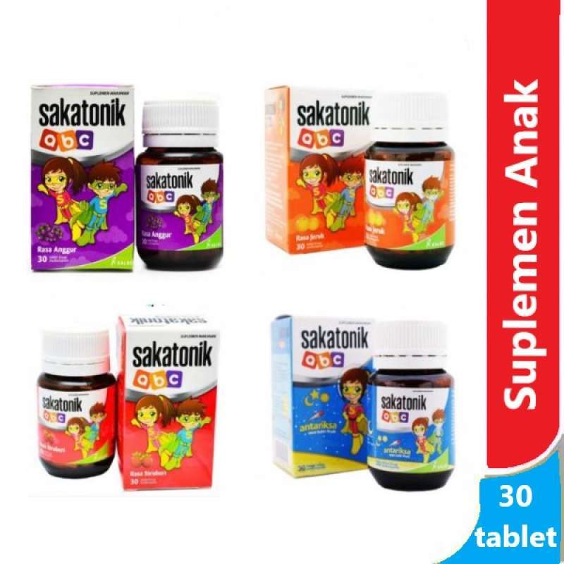 Jual Sakatonik ABC all varian @ 30 tablet hisap - suplemen dan ...