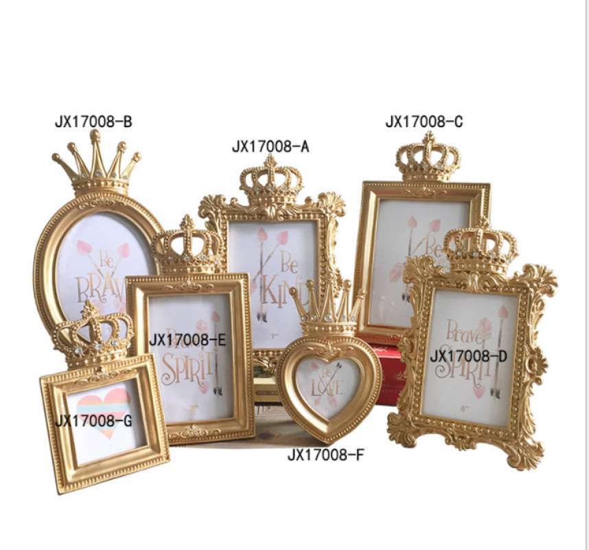 Promo Bingkai Foto Crown Photo Frame Klasik Dekorasi Rumah Gold ...