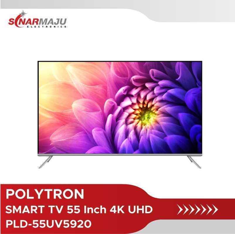Promo LED TV 55 Inch Polytron 4K UHD Smart TV PLD-55UV5920 Diskon 10% ...