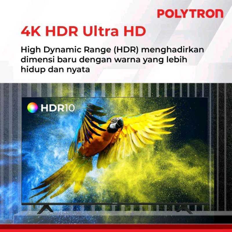 Promo LED TV 55 Inch Polytron 4K UHD Smart TV PLD-55UV5920 Diskon 10% ...