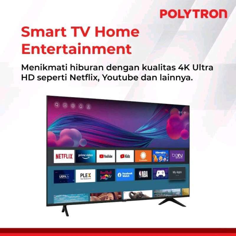 Promo LED TV 55 Inch Polytron 4K UHD Smart TV PLD-55UV5920 Diskon 10% ...