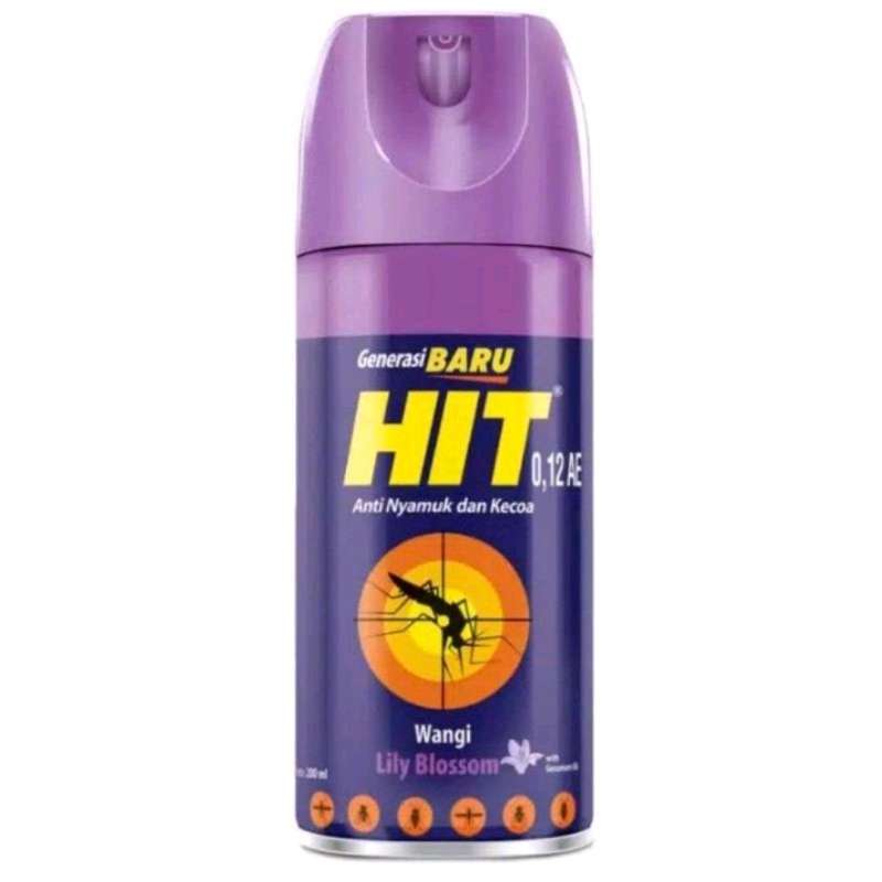 Promo HIT Aerosol 200ml Spray Anti Nyamuk - Anti Serangga - Insektisida ...