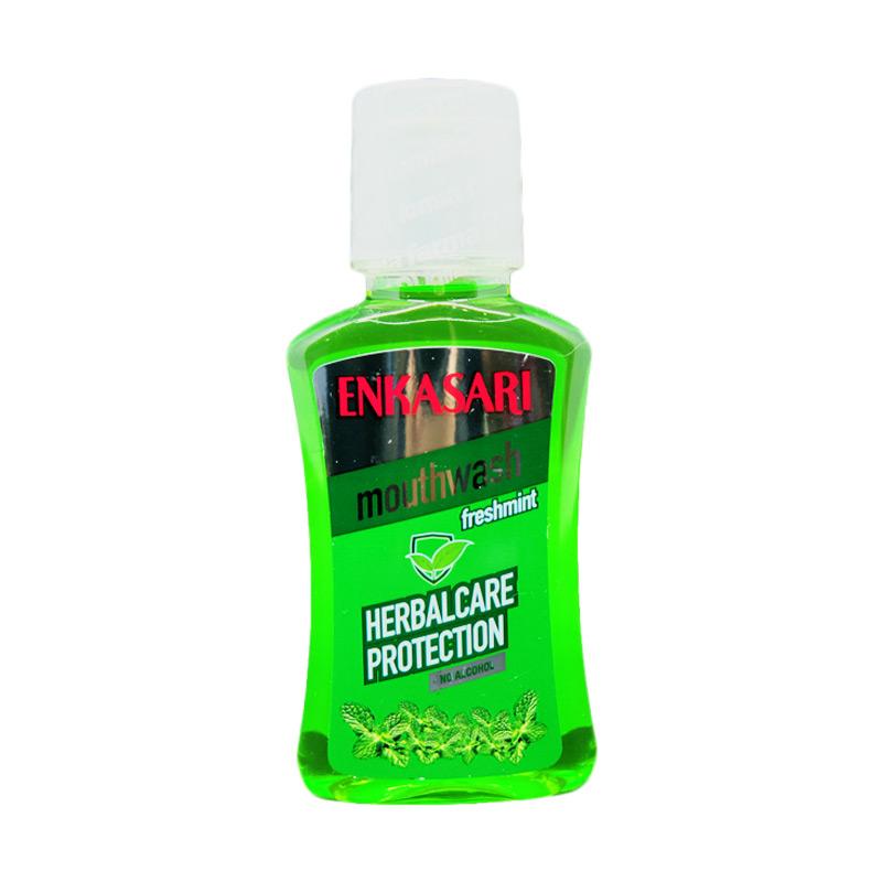 Jual ENKASARI Freshmint Mouthwash - Hijau [100 mL] di Seller Alaraqam ...