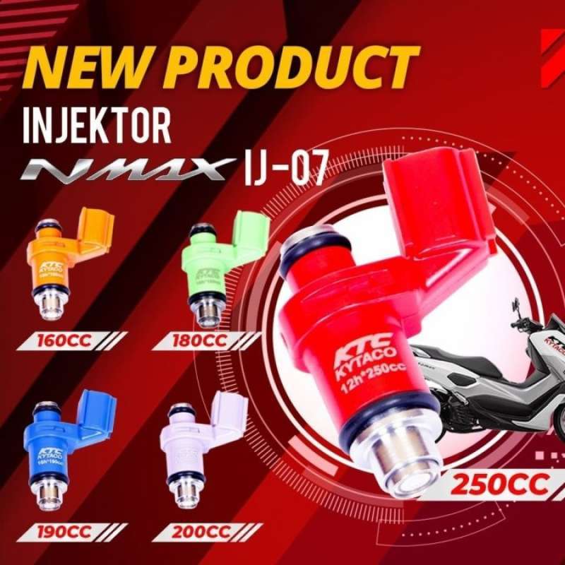 Promo INJECTOR KTC KYTACO YAMAHA NMAX 160 180 190 - 10HOLE Diskon 6% di ...