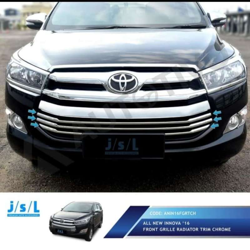 Jual All New Innova Grill Depan Radiator / Front Grille Radiator Chrome ...