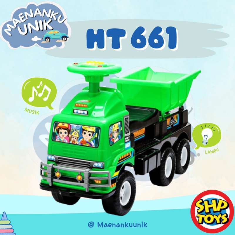 Promo Mainan Anak Mobil Mobilan Duduk Mobil Dorong Truk - Shp Truck Ht ...