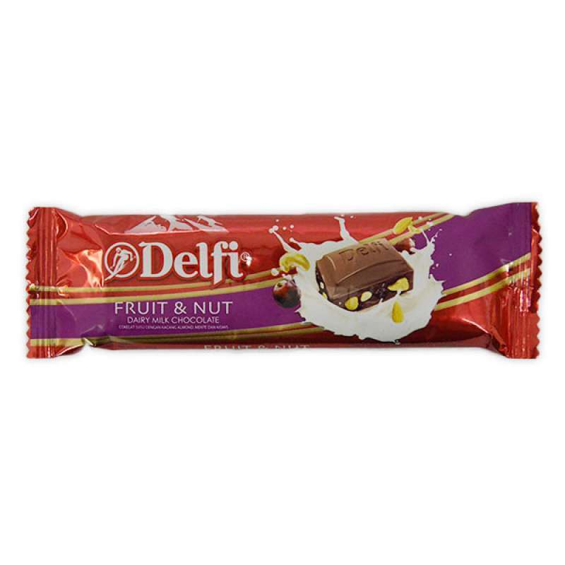 Jual DELFI COKLAT FRUIT&NUT 50g di Seller Foodmart Palembang Indah Mall ...