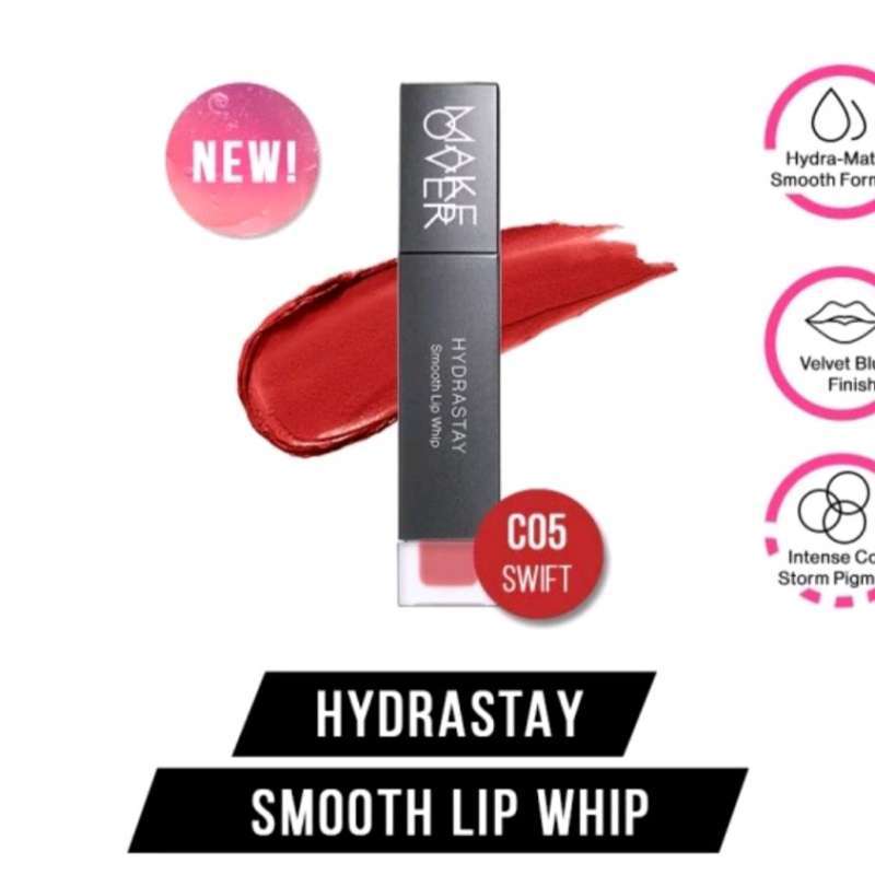 Jual Make Over Hydrastay Smooth Lip Whip 6.5g Velvet Blurry Finish Di ...