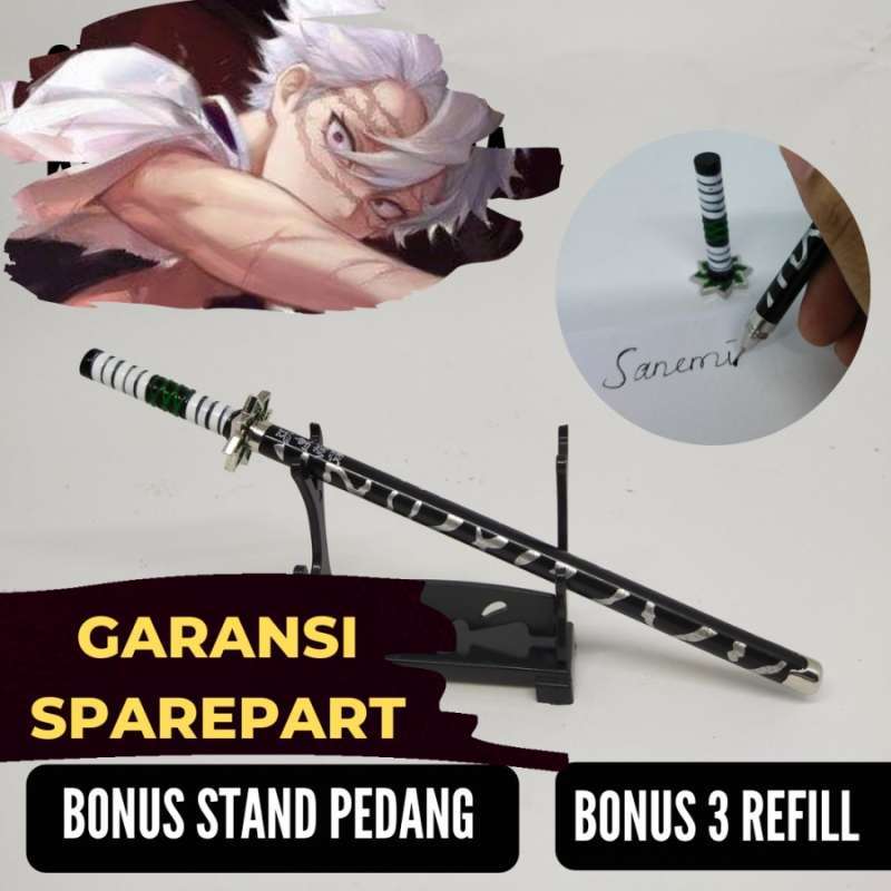 Promo Swordpen Pedang hashira Sanemi Shinazugawa Anime Demon Slayer KNY ...