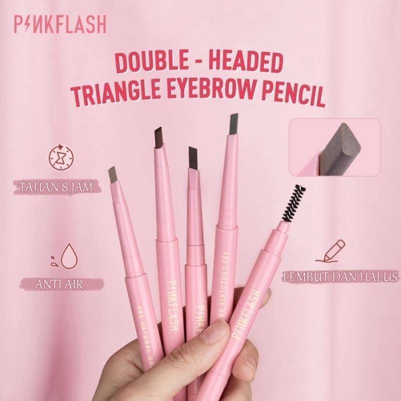 Jual [ PINKFLASH ] Automatic Eyebrow Pencil Waterproof Pigmented BPOM ...