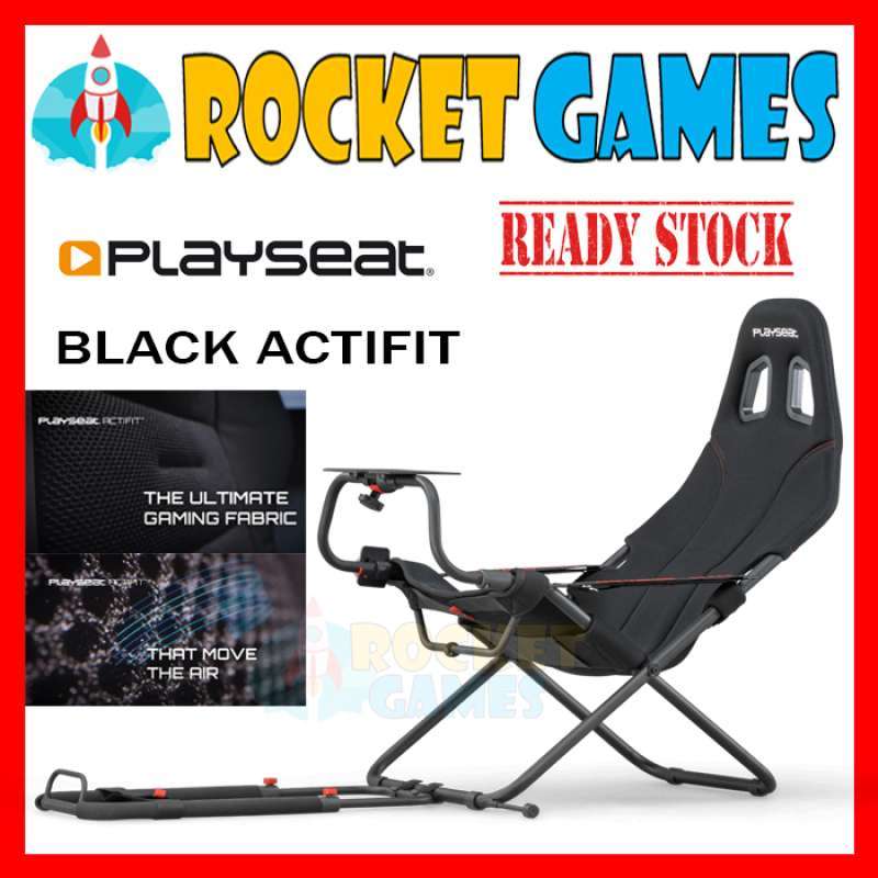 Promo Playseat Challenge ACTIFIT Racing Game Chair BLACK Edition ...