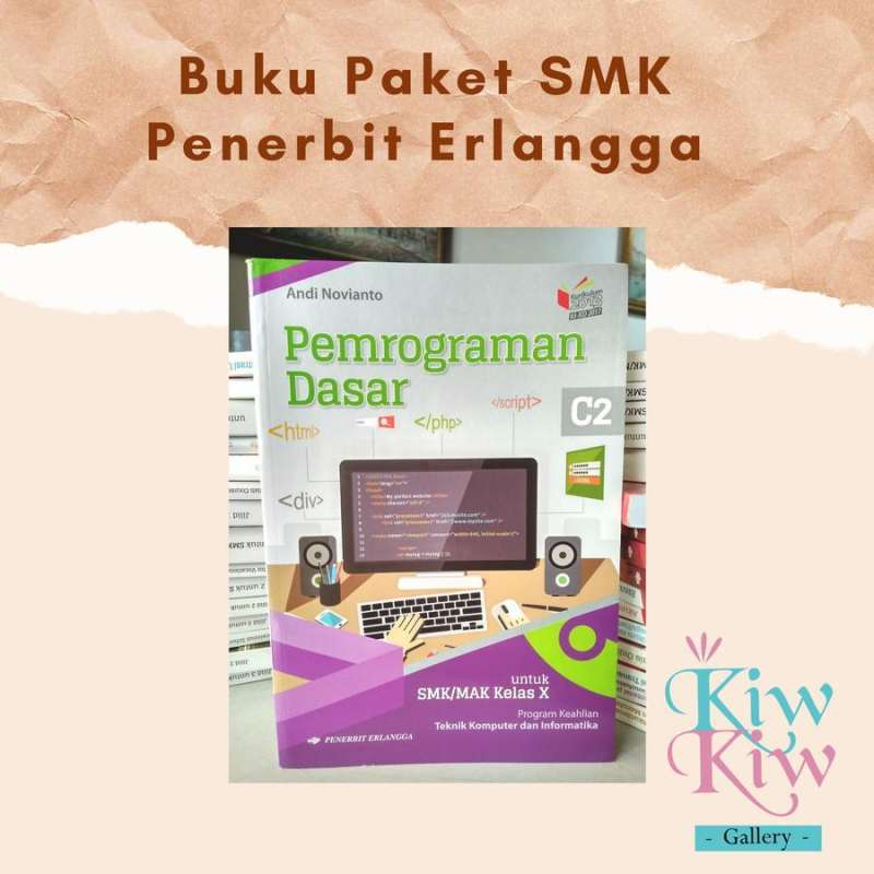 Jual Buku Pemrograman Dasar Kelas X/10 SMK - Penerbit Erlangga di ...