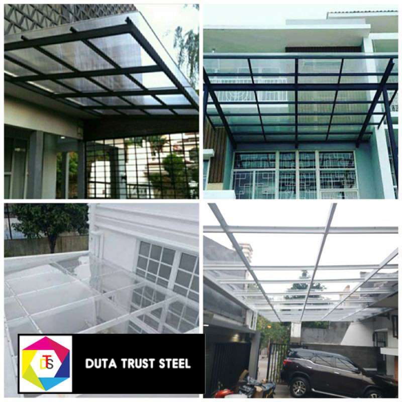 Jual Kanopi Baja Ringan Atap Solarflat Transparan Di Seller Duta Trust ...