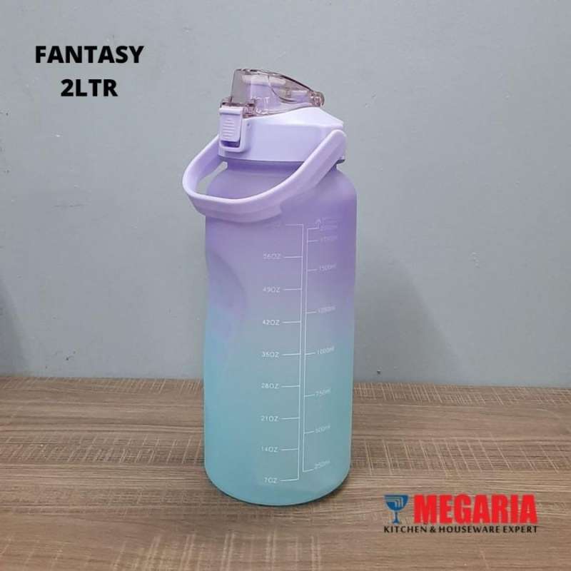 Jual Botol Minuman Viral 2liter / Botol FANTASY BTF-2 di Seller Megaria ...