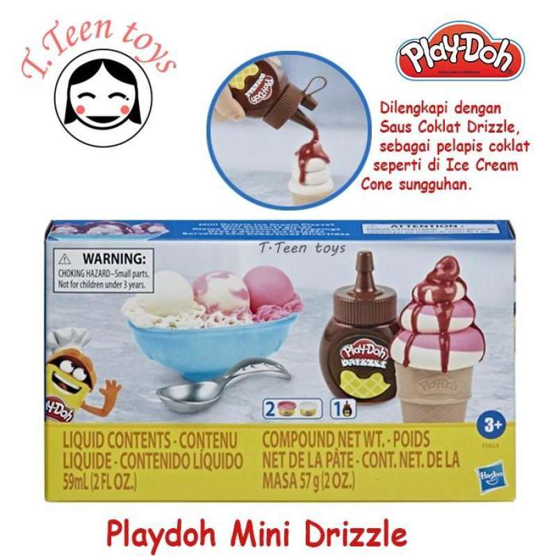 Jual Playdoh Kitchen Creations Mini Drizzle Play Doh Dough Playdough Di ...