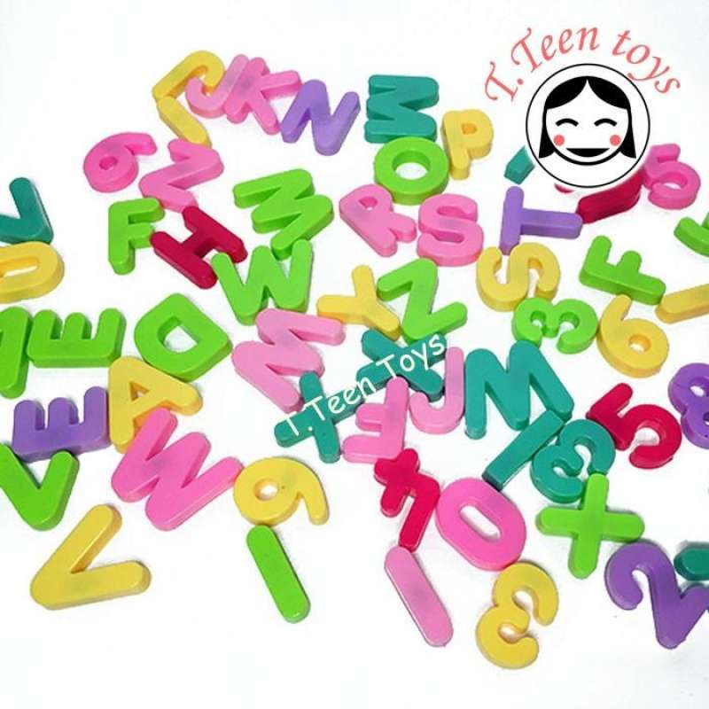 Jual mainan abjad abc dan angka / blok abc / edukasi huruf abc di ...