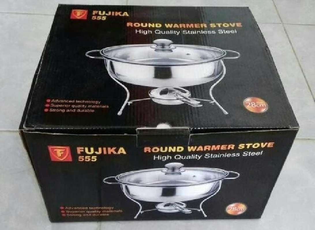 Jual Panci Prasmanan Fujika 555 / Warmer Stove Bulat / Panci Prasmanan ...