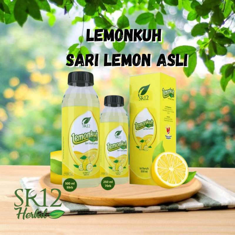 Jual Sari Lemon Menurunkan Berat Badan Sr12 Lemonkuh 250ml Tersedia ...