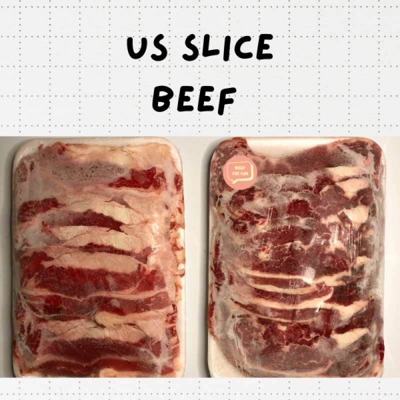 Jual US Slice Beef 500gr - Yoshinoya beef slice di Seller Beef The Day ...