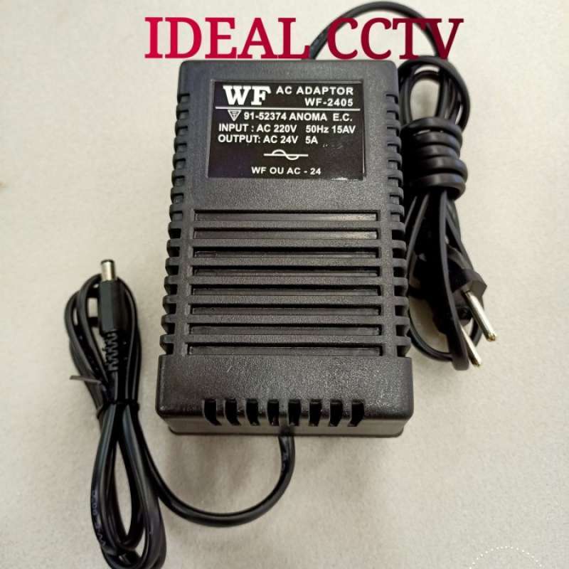 Jual Adaptor Wf Ac 24V 5A For Camera , Adaptor Travo Wf Ac 24V - Multicolor di Seller TB Honey ...