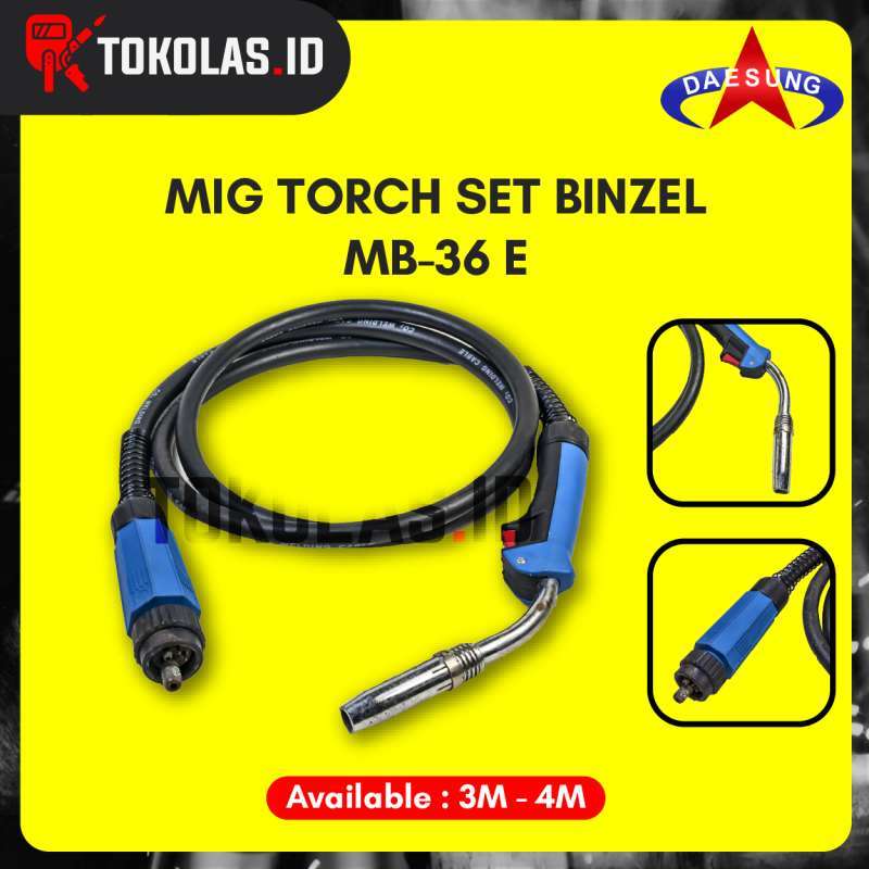 Jual Stang Las Mig Torch CO2 DAESUNG MB 36E Euro Connection 3M 4M - 4 ...