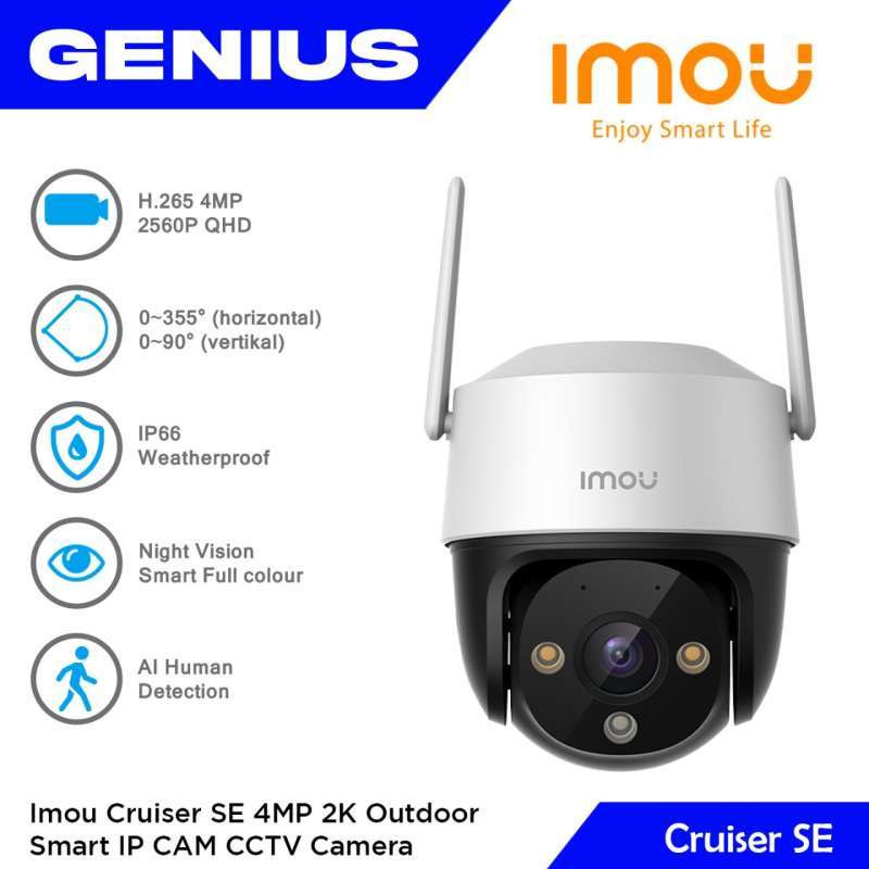 Jual IMOU Cruiser SE 4MP 2K Outdoor Smart IP CAM CCTV Camera - UNIT ...