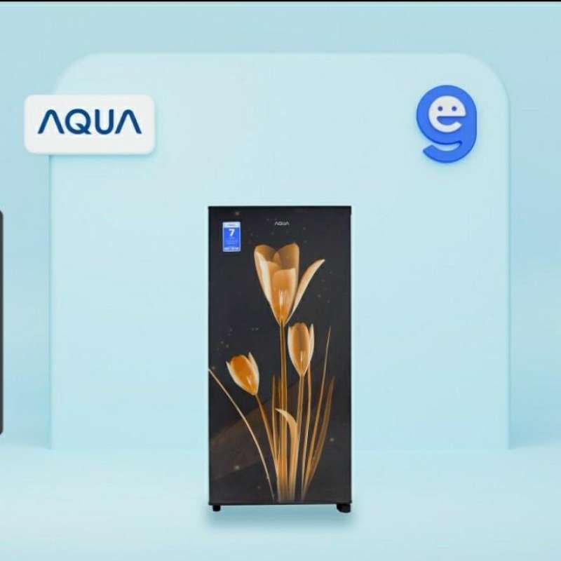 Jual Kulkas AQUA AQR 191 1 Pintu 160 Liter AQR191 Motif Kembang di Seller Gramapuri Store ...