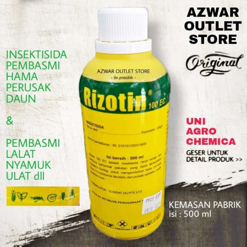 Jual Insektisida Rizotin 100ec / Racun Hama Tanaman, Lalat & Seranga ...