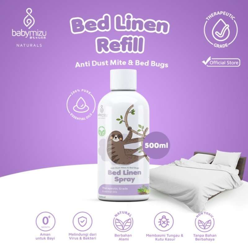 Jual REFILL PACK 500ml Bed Spray anti tungau kasur - Multicolor di ...