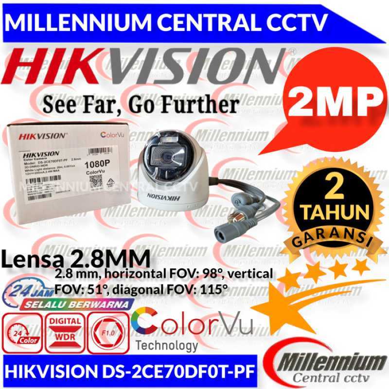 Jual HIKVISION DS-2CE70DF0T-PF 2MP ColorVu Indoor Fixed Turret Camera ... Jual HIKVISION DS-2CE70DF0T-PF 2MP ColorVu Indoor Fixed Turret Camera ...