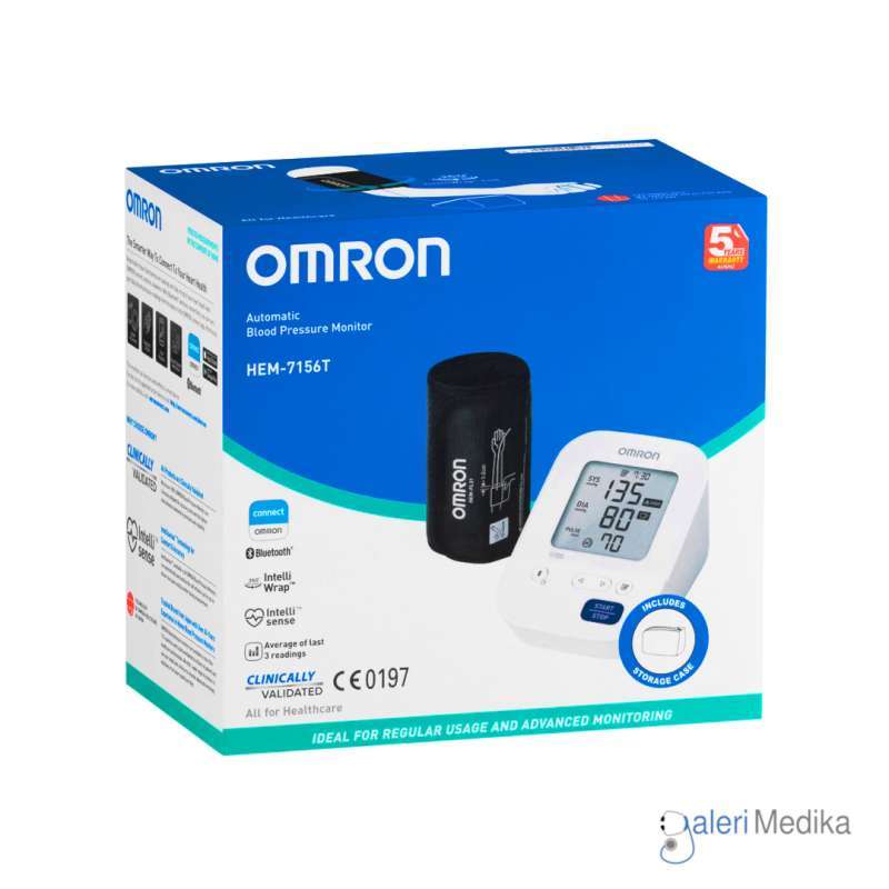 Promo Tensimeter Digital Omron Hem-7156t Bluetooth Tensi Digital Omron ...